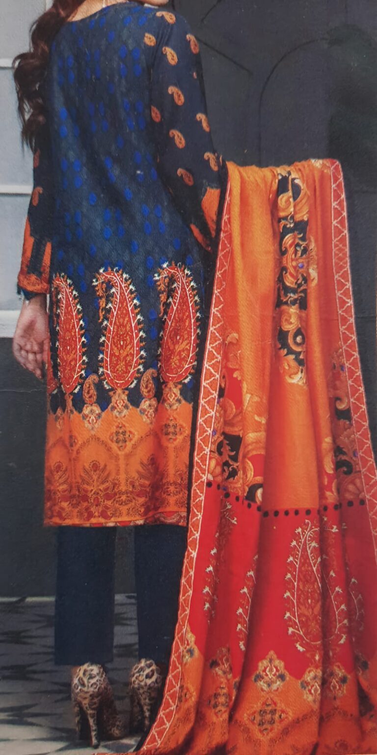 HANIA and MINAHIL Brand Digital Printed Khaddar → Sahara Cloth